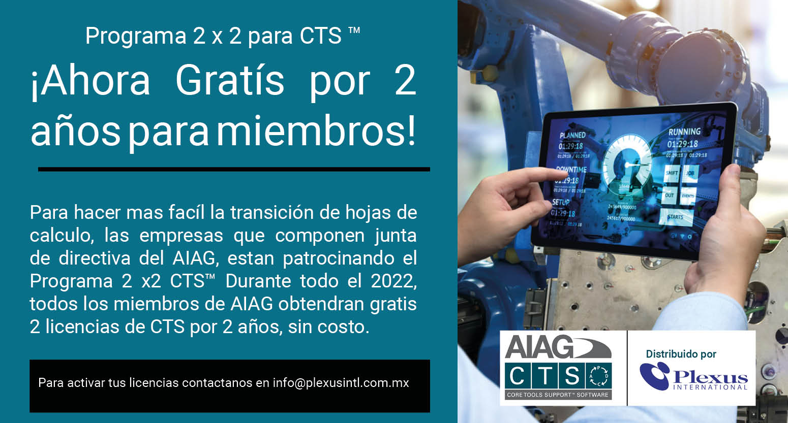 AIAG Core Tools Support™ (CTS) Software - Plexus International